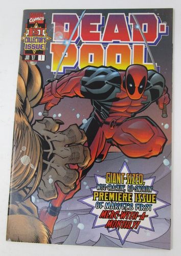 Deadpool #1 1997 [VF/NM] 1st Blind Al, T-Ray Marvel Comics Key Issue ...
