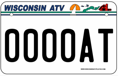 Wisconsin ATV License Plate | eBay