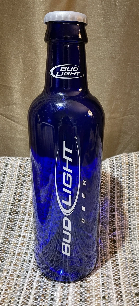 Light Blue Glass Bottle
