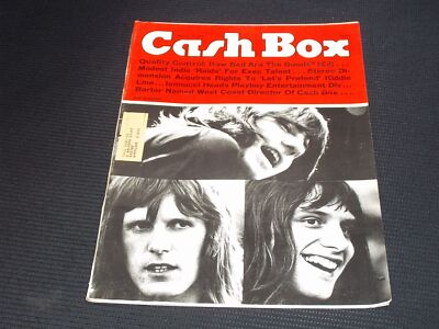 1972 FEBRUARY 19 CASH BOX MAGAZINE - EMERSON LAKE PALMER ELP FRONT ...