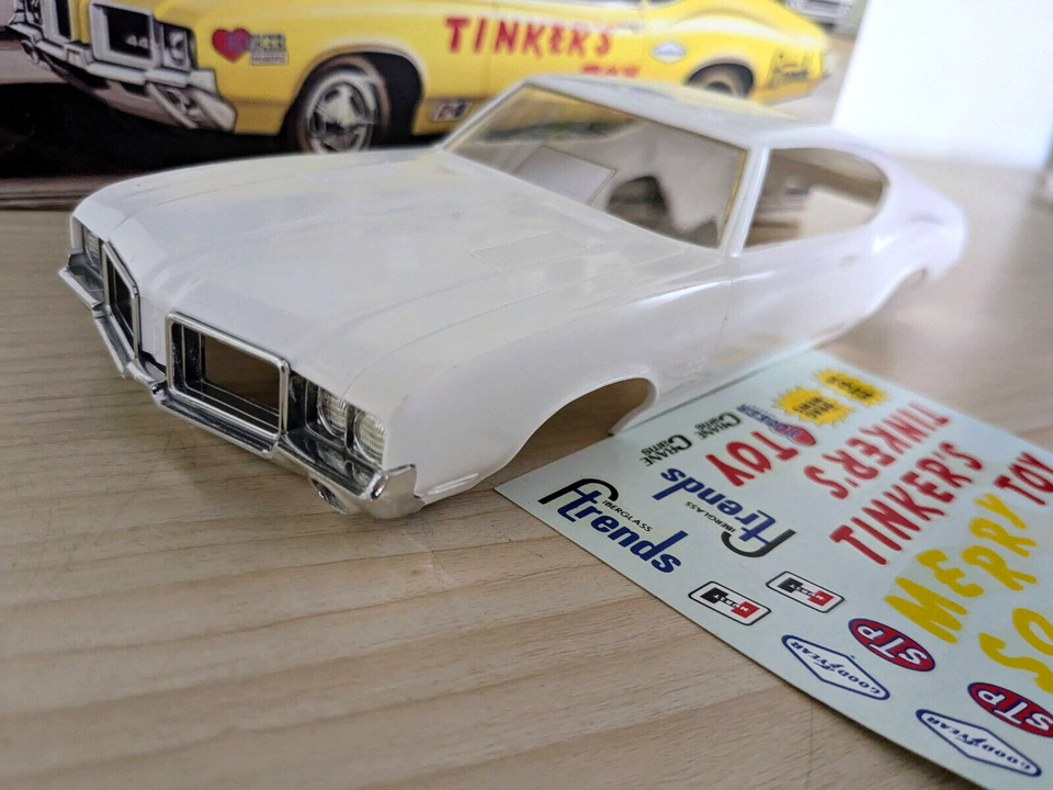 ULTRA RARE! ORIGINAL VINTAGE JOHAN OLDS 442 FUNNY CAR KIT *COMPLETE ...