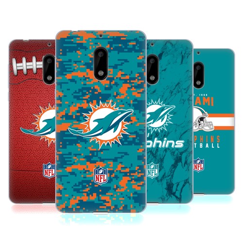 OFFICIAL NFL MIAMI DOLPHINS GRAPHICS GEL CASE FOR NOKIA PHONES 1 | eBay ...