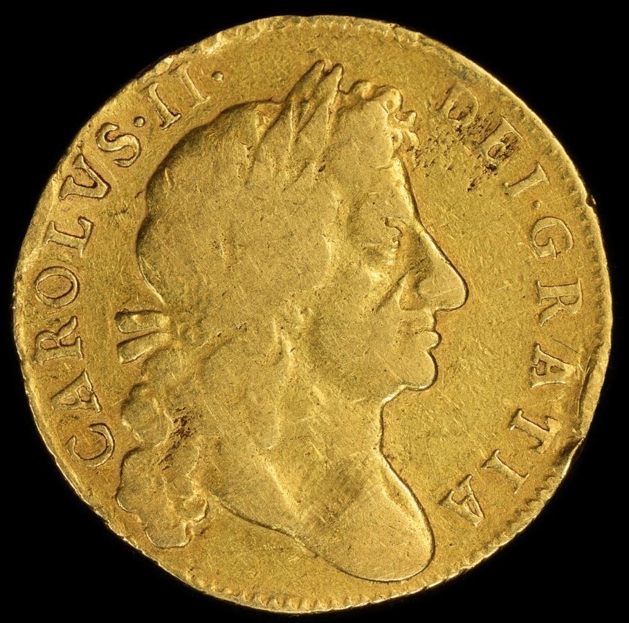 England - 1680 Charles II - Guinea - PCGS VF Details - PLEASING! | eBay