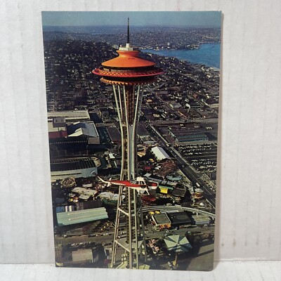 Vintage Used Postcard Space Needle Seattle Washington 1963 P49319 #2 | eBay
