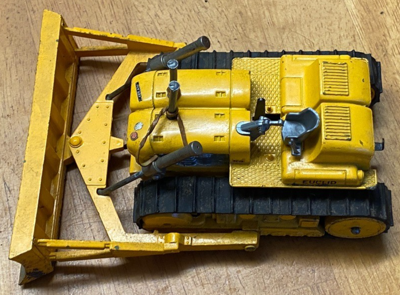 Rare Vintage Corgi 1107 Euclid TC-12 Tractor Yellow Bull Dozer In ...