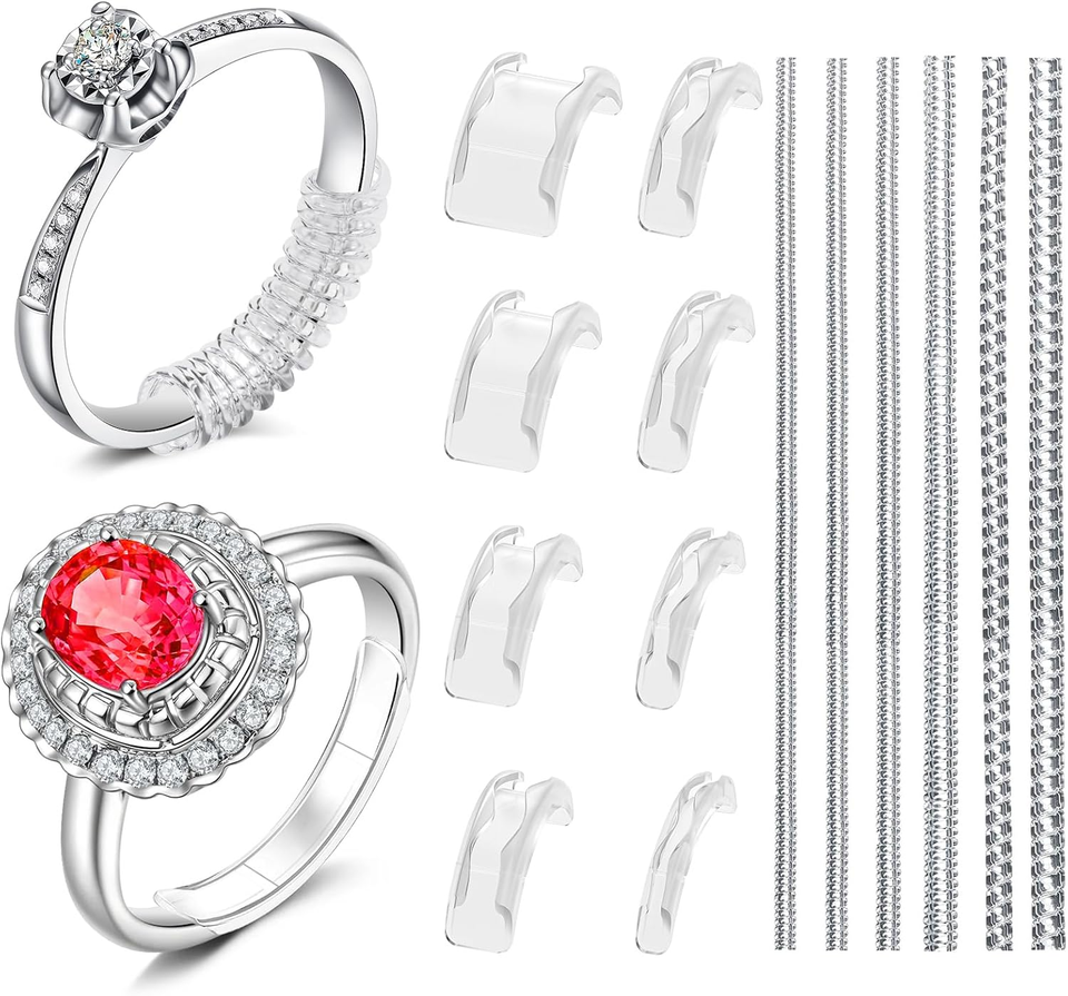 Ring Sizer Adjuster for Loose Rings, 14 Pack 14 Sizes Ring Guards ...