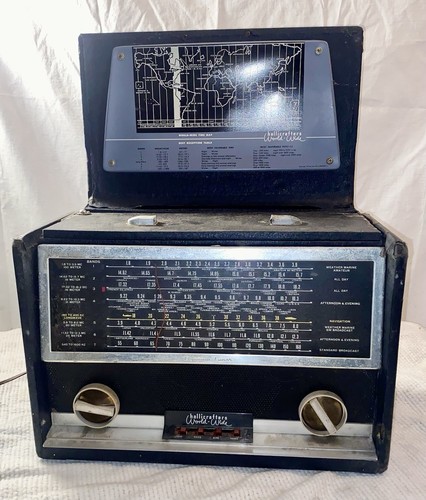 VINTAGE 1950's HALLICRAFTERS WORLDWIDE TW-1000 MULTIBAND SHORTWAVE ...