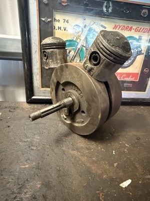 Harley OEM Knucklehead Panhead E 13-6 Flywheels Crankshaft Rod Motor ...