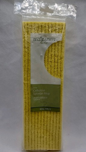 Mainstays Cellulose Sponge Mop Refill Head Type G Yellow | eBay