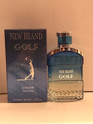 Golf Blue by New Brand for Men Eau de Toilette Spray 3.3 / 3.4 oz New ...