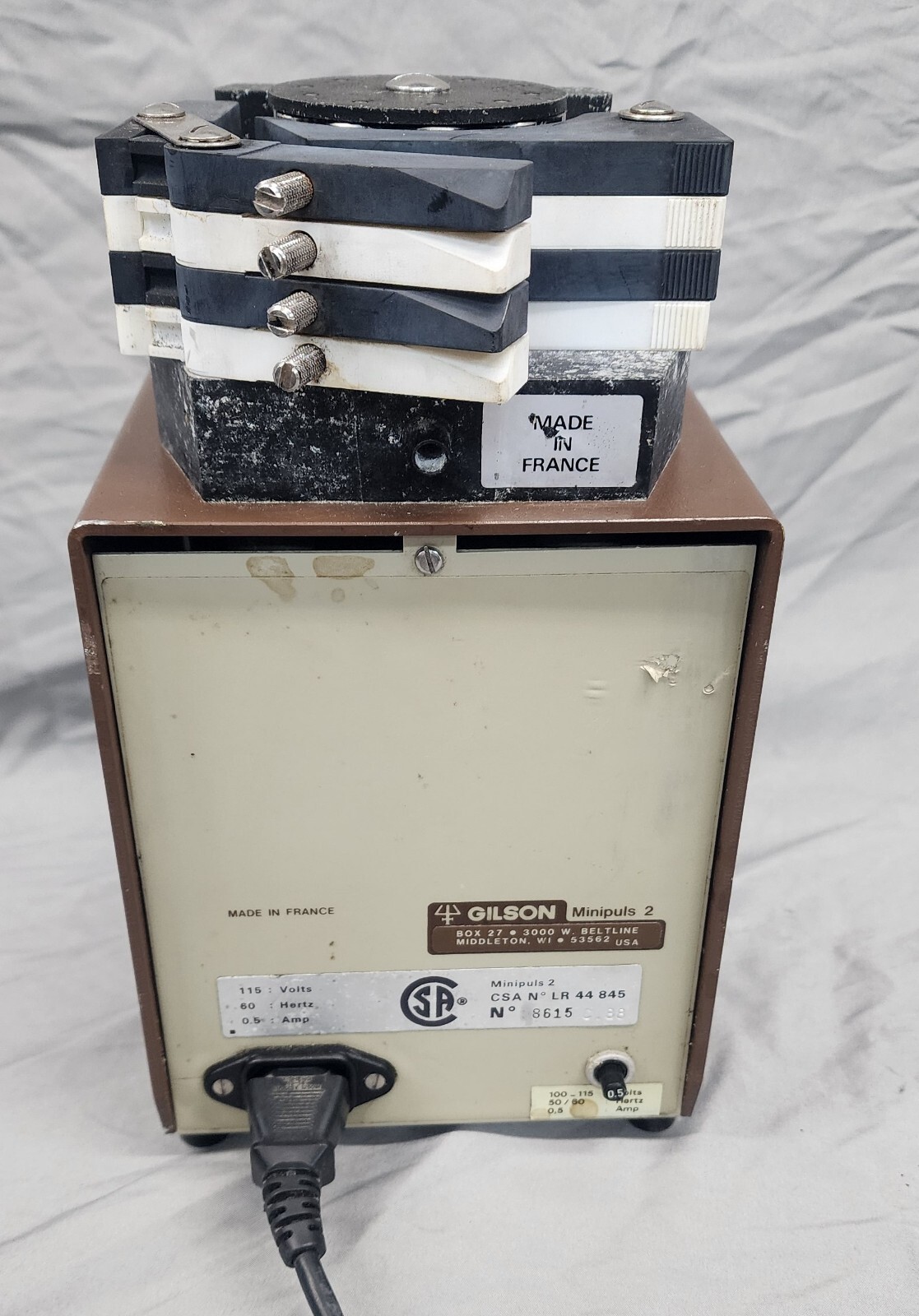 Gilson Minipuls 2 Peristaltic Pump Mwd6 for sale online | eBay