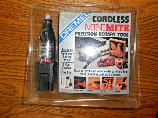 Dremel Mini Mite Model 750 Cordless Precision Rotary Tool - NOS for ...