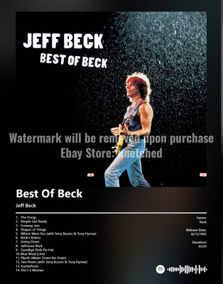 Jeff Beck - Best Of Beck Album Art Poster (11x14) | eBay