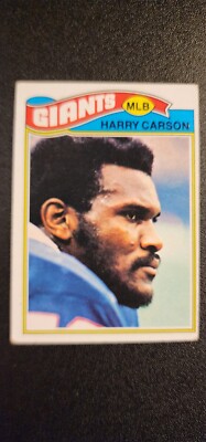 1977 Topps #146 - Harry Carson (HOF) Rookie Card (RC) - New York Giants ...