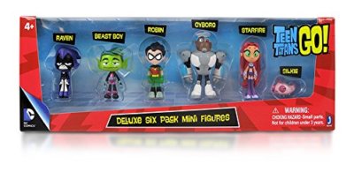 Teen Titans Go Teen Titans Action Figure (6-Pack), 2" | eBay