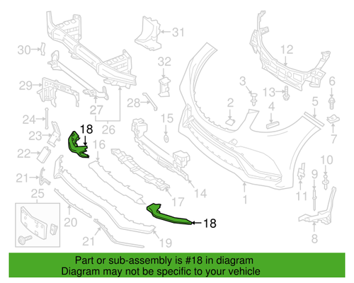 Mercedes Benz GLE350 GLE400 GLE63 AMG S Right Cover Bumper Area OE ...