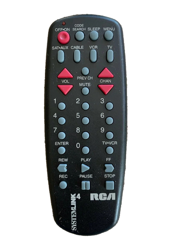 RCA SystemLink 4 CRK68B1 Black Remote Control Tested Sanitized OEM ...