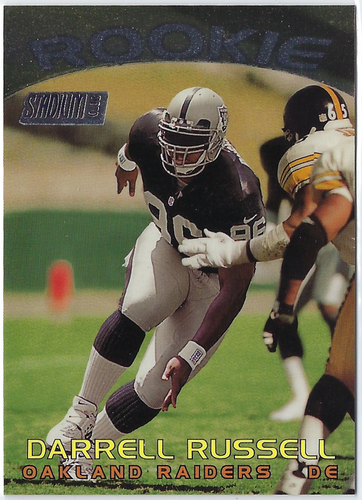 1997 Stadium Club Darrell Russell Football Card RC #149 Oakland Raiders ...