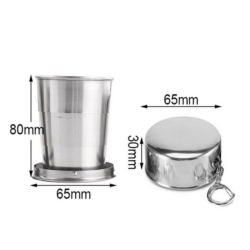 Retractable Folding Cup Travel Camping Outdoor Collapsible Mugs ...