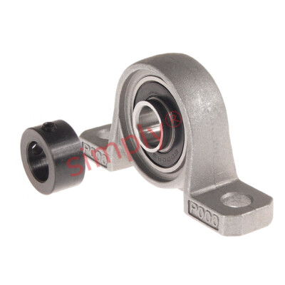 UP001 2 Schrauben Aluminium Kissen Block Mit 12mm Bohrung Exzenterring ...