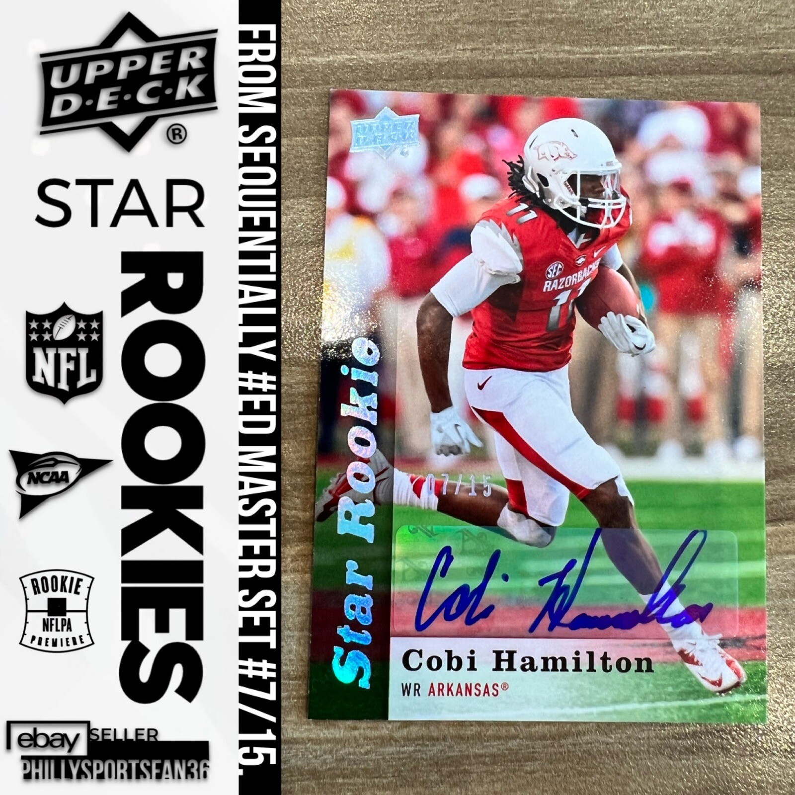 2013 UD UPPER DECK Star Rookie COBI HAMILTON RC SP AUTOGRAPH AUTO 110 ...