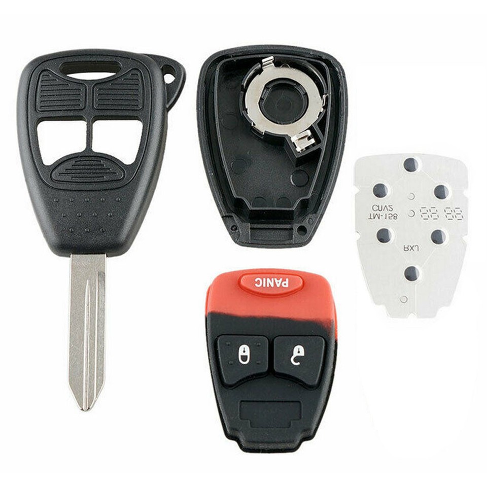 10* Remote Key Shell for 05-2014 Dodge Chrysler Jeep 3BT OHT692427AA KOBDT04A | eBay