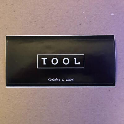 TOOL band 1996 Ænima promotional sticker collectors item fantastic ...