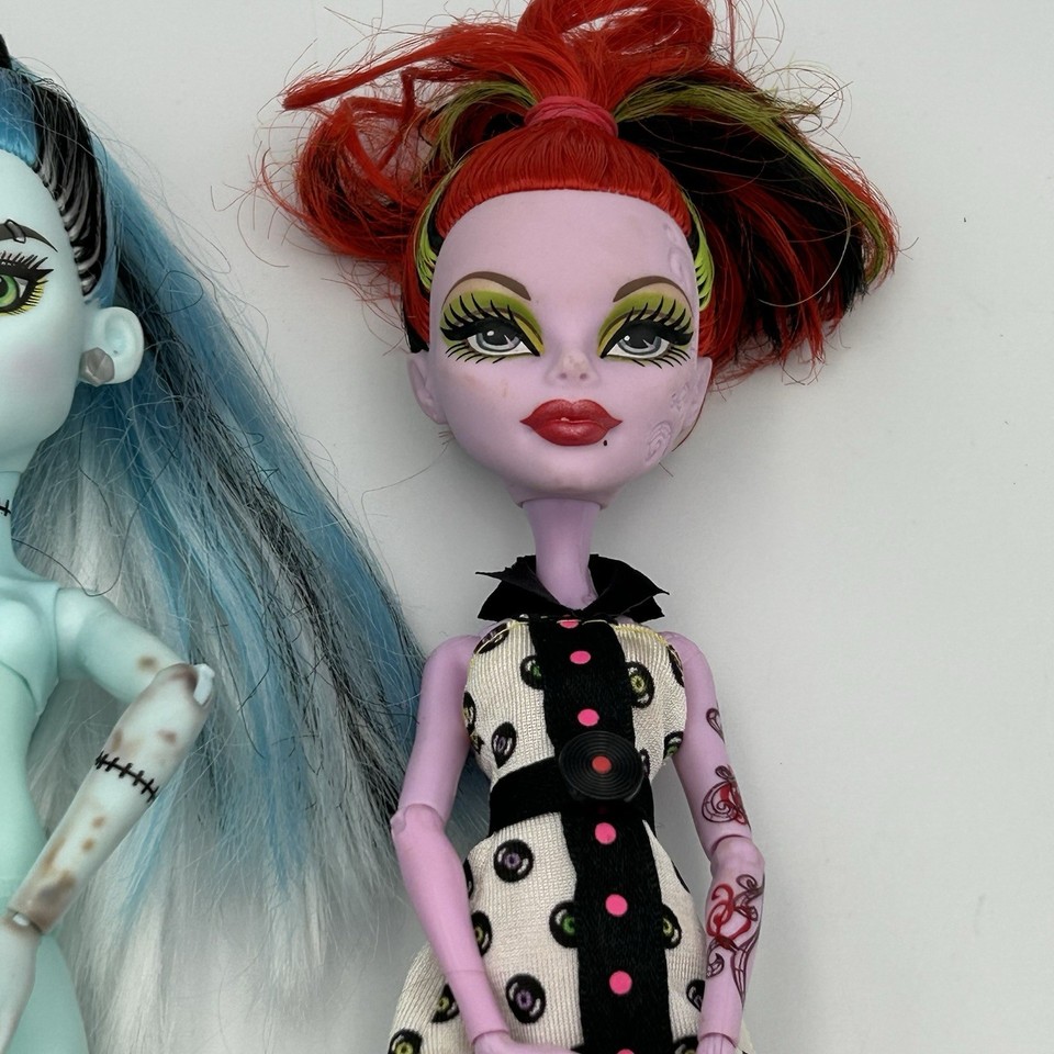 Monster High G3 Frankie Stein ( Nude) & Operetta Skultimate Doll Lot ...