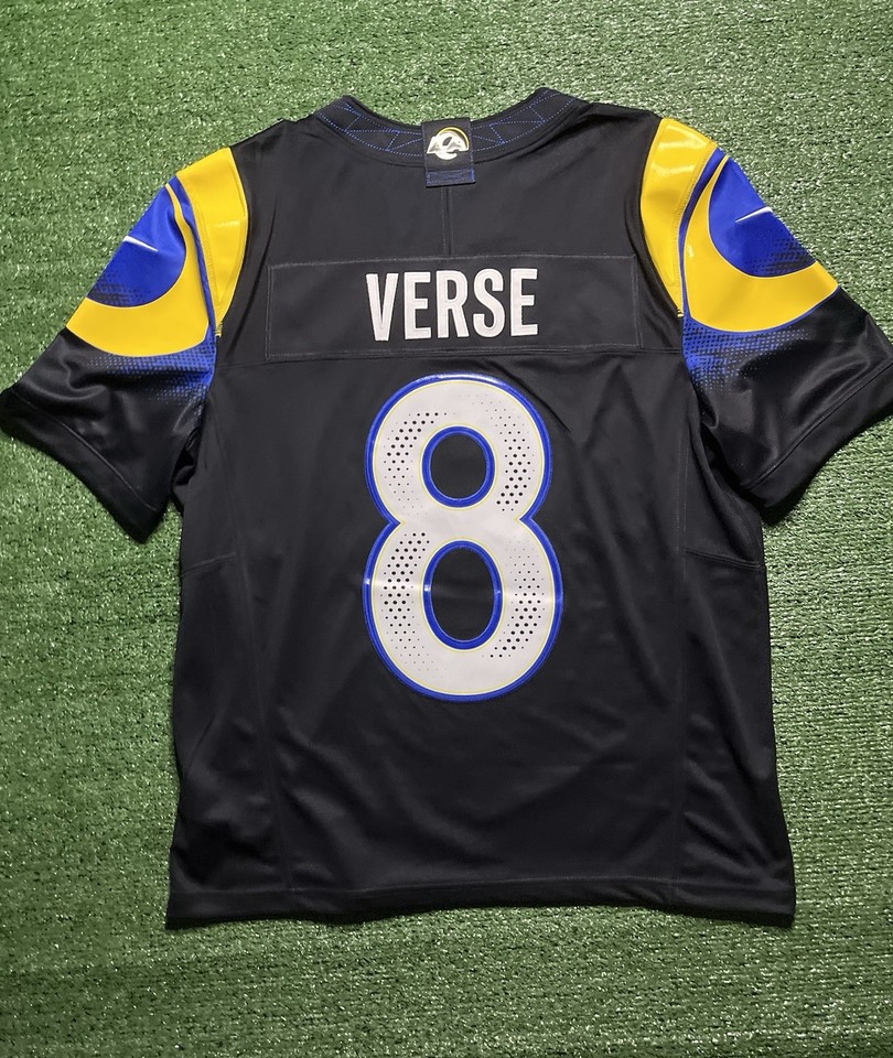 Authentic Gold Shield Jared Verse Los Angeles Rams Rivalries Limited ...