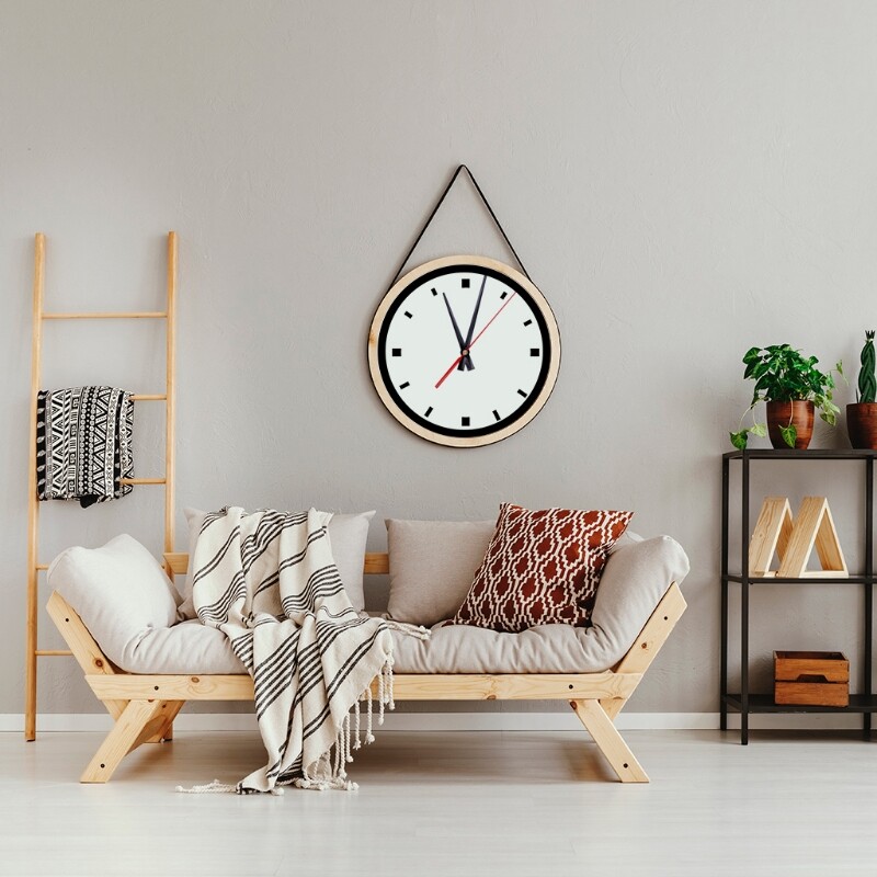 UK MSF Time Atomic Radio Controlled Silent Wall Clock Quartz Movement ...