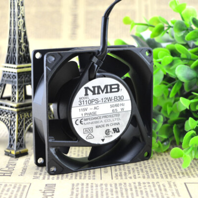 NMB 3110PS-12W-B30-A00 115V 6 5W 8025 Chassis Cooling Industry Bearing ...