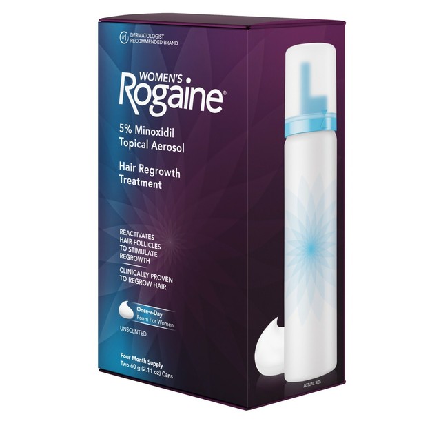 Rogaine Womens 5 Minoxidil Topical Aerosol Hair Regrowth Treatment
