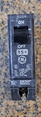G.E. 15AMP WIDE BREAKER | eBay