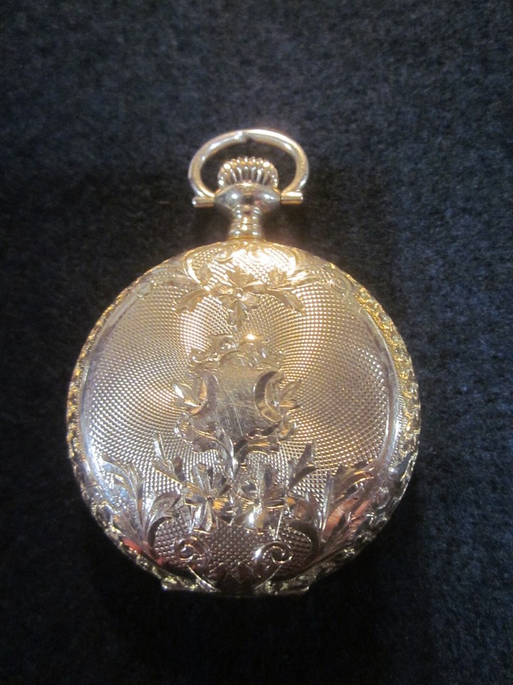 Antique 14K 0s Hunter Pocket Watch Case WWC Co. for Elgin Waltham ...