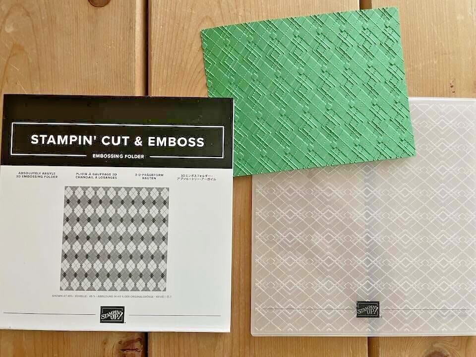 Stampin Up 3D Dynamic EMBOSS FOLDERS Cable KNIT TILE MAGNOLIA BASKET ...