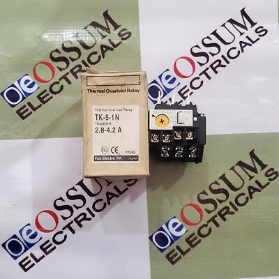 FUJI ELECTRIC TK-5-1N THERMAL OVERLOAD RELAY RANGE 2.8-4.2A FREE FAST ...