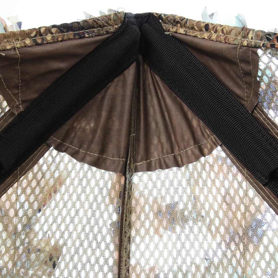 Nitehawk Pop Out Camo Hunting/Shooting Blind Screen Hide Net with Clear ...