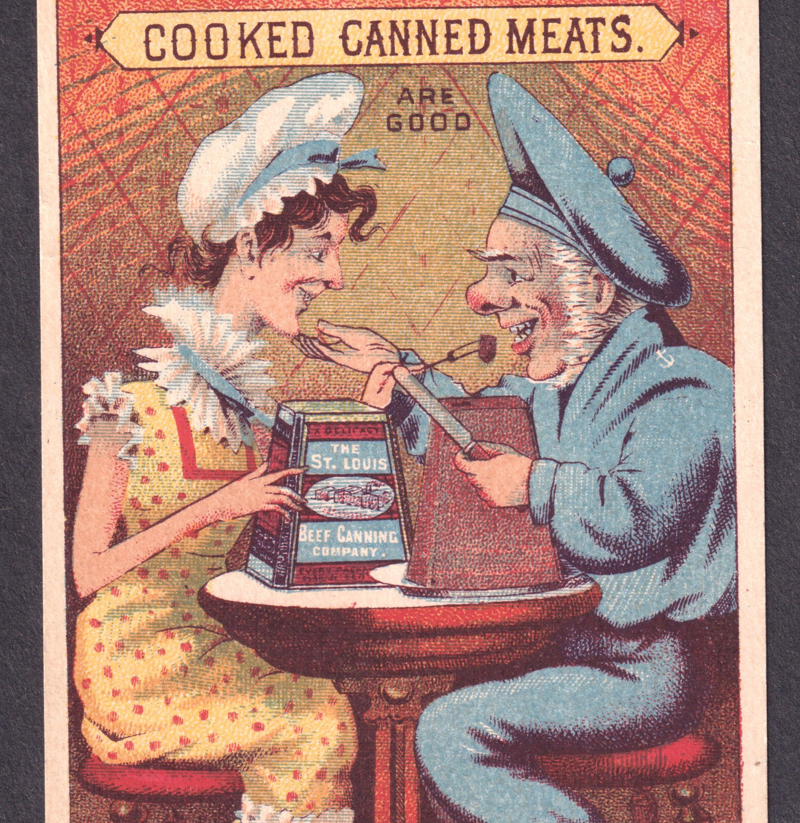 Gilbert & Sullivan HMS Pinafore 1800s Maiden & Tar St Louis Beef Meat ...