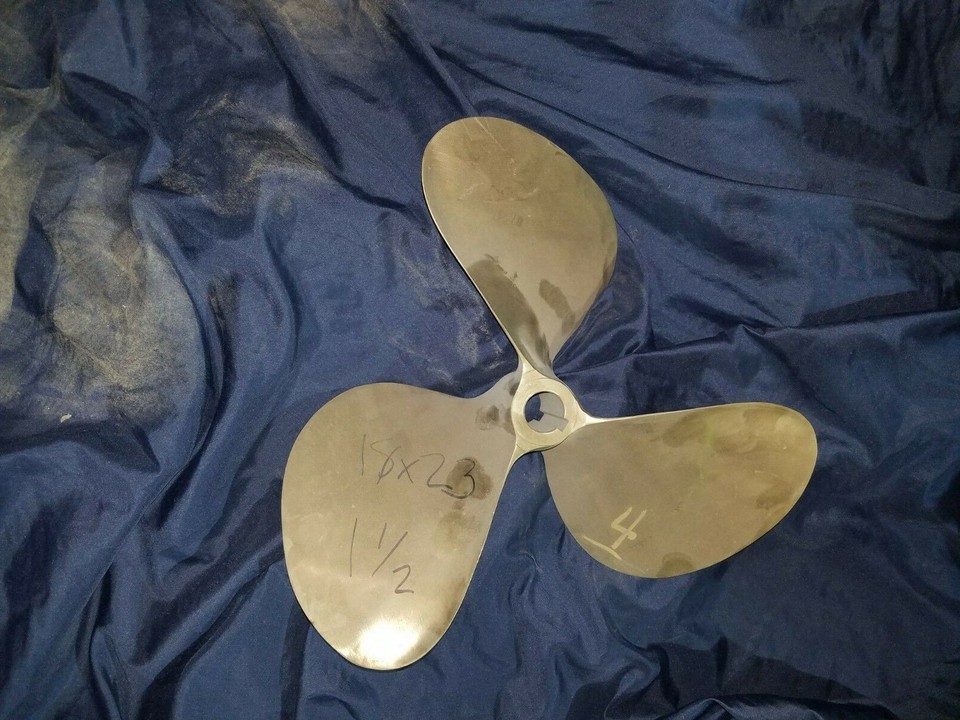 TB#4 18 x 23 3 BL RH Nibral Ellis Propeller w/ 1.50" Bore | eBay