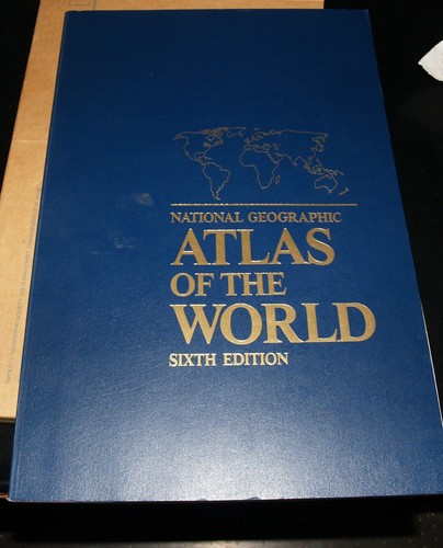 National Geographic ATLAS OF THE WORLD 6th Edition Large Soft Cover ...