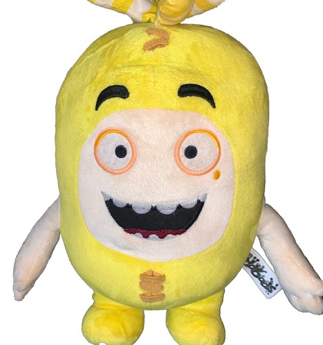 HTF Oddbods Bubbles Plush Toys Boneka Yellow Stuffed Animal Clean 12in ...