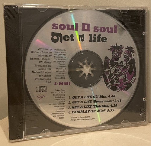 Soul 2 Soul Get A Life CD 1989 Super Rare Factory Sealed Virgin Records ...