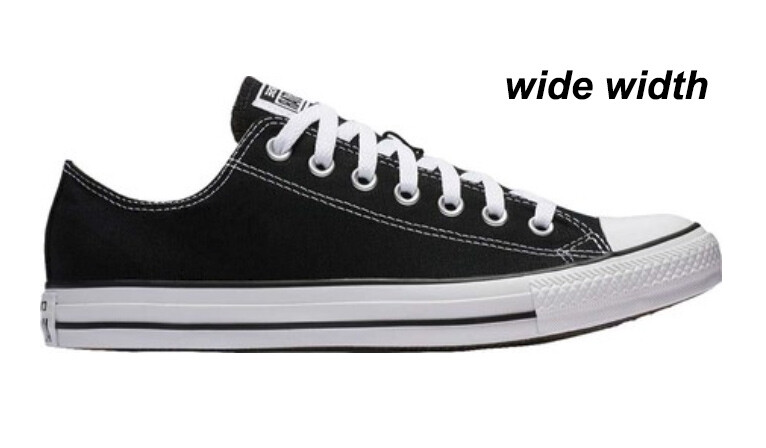 CONVERSE WIDE WIDTH Unisex Chuck Taylor All Star Low Sneakers MENS SIZE ...