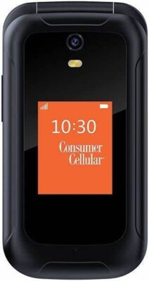Consumer Cellular Iris, 8GB, Black - Flip Phone - E- SIM PHONE #17039-2 ...