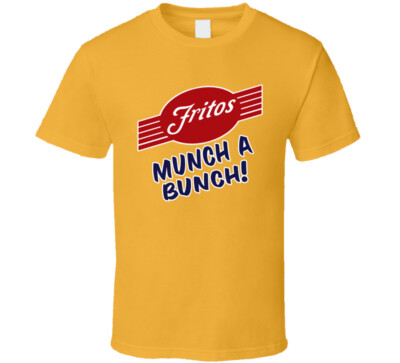 Munch A Bunch Fritos Most Memorable Ad Slogan T Shirt | eBay