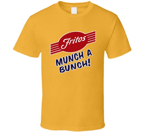 Munch A Bunch Fritos Most Memorable Ad Slogan T Shirt | eBay