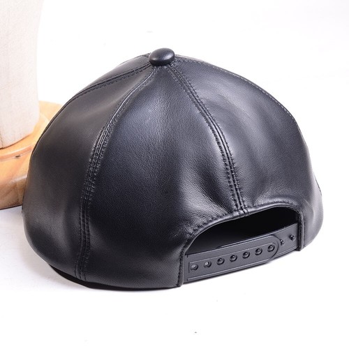 Men's Women's Real leather Thin Beanie Zucchetto Skullcap Beret Round Caps/Hats | eBay
