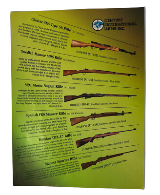 Century Int Arms SKS Mausers Mosin Nagant & Leight Print Ad ...