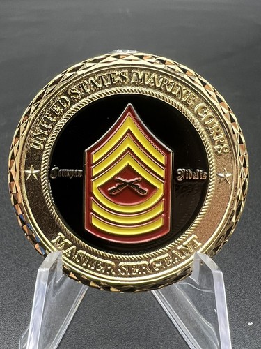 USMC Master Sergeant E8 Collectible Coin Marine Corps Challenge Coin | eBay
