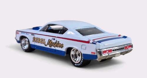 1970 AMC REBEL MACHINE Diorama Collectible DieCast Model Car 1:64 White ...